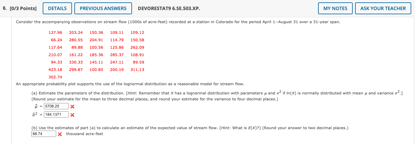 Solved 6. [0/3 Points) DETAILS PREVIOUS ANSWERS DEVORESTAT9 | Chegg.com
