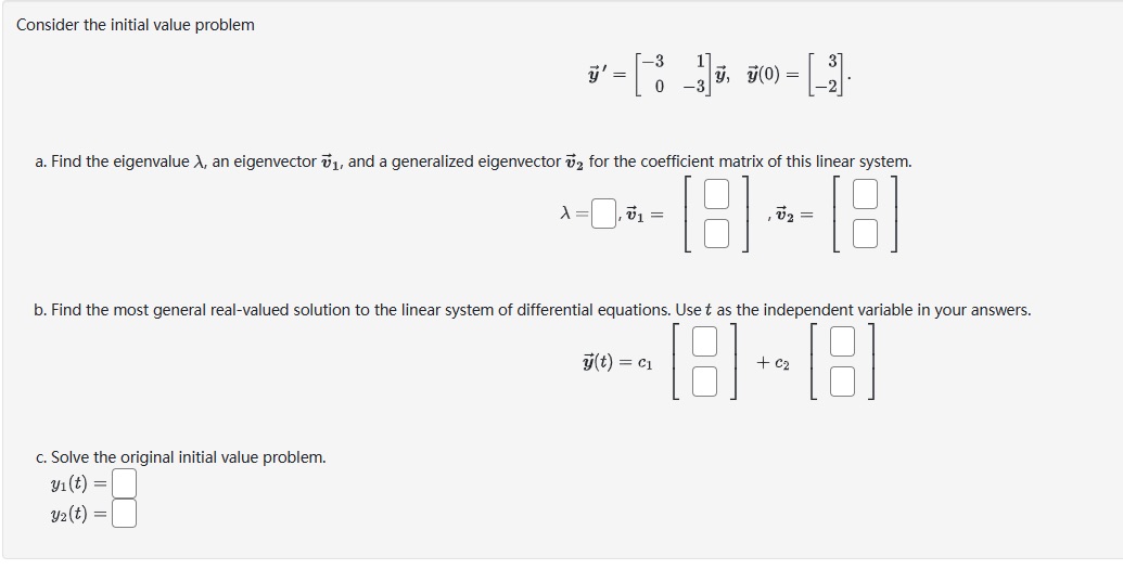 Solved Consider the initial value | Chegg.com