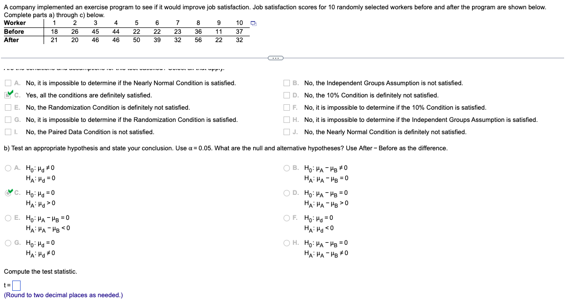 Solved A. No, it is impossible to determine if the Nearly | Chegg.com