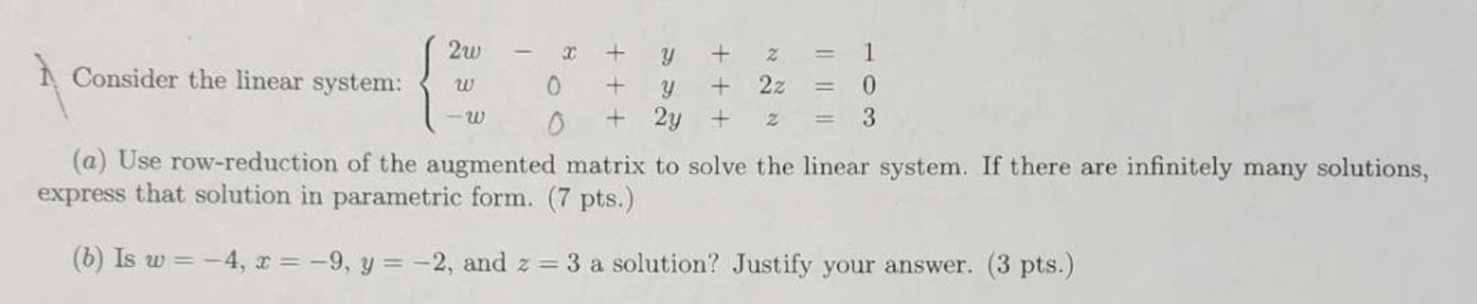 Solved Please answer both parts a and b to this question.1. | Chegg.com