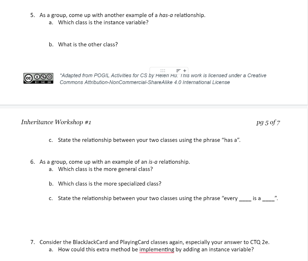 Solved Inheritance Workshop Please Answer Complete Post 