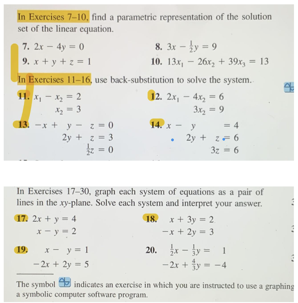 Solved In ﻿Exercises 17-30, ﻿graph each system of ﻿equations | Chegg.com