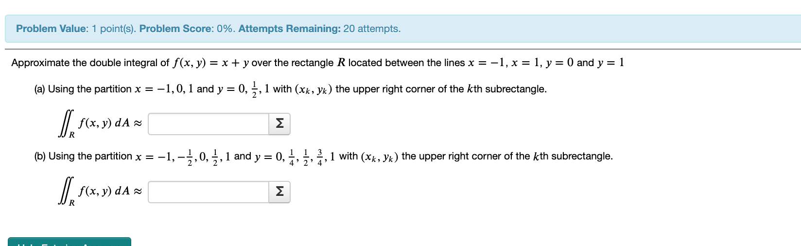 Solved Problem Value: 1 point(s). Problem Score: 0%. | Chegg.com