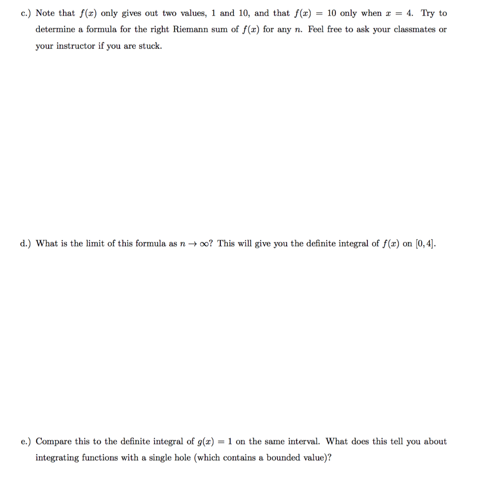 Solved FINDING THE DEFINITE INTEGRAL OF A NON-CONTINUOUS | Chegg.com