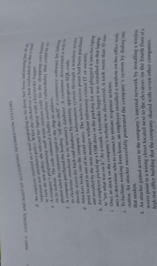 Solved Ellen ar drie Which preventive, detective, and/or | Chegg.com