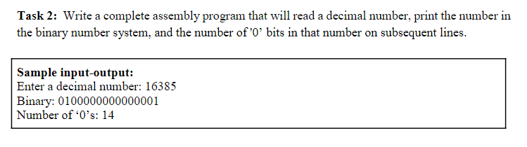 Solved using emu8086 , please solve the problem . and also | Chegg.com