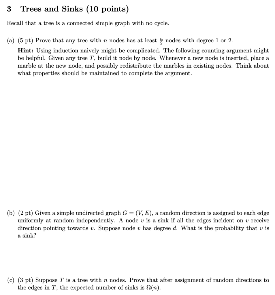 Solved Other answers on Chegg seem to be wrong, so | Chegg.com