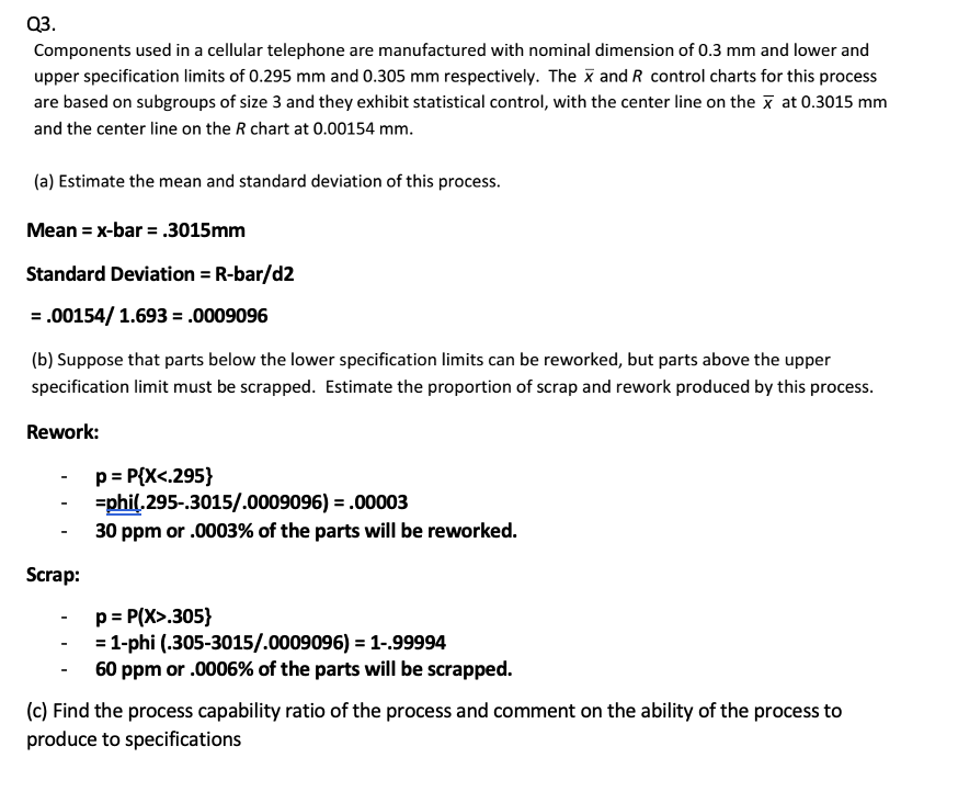 Solved Q3. Components used in a cellular telephone are | Chegg.com