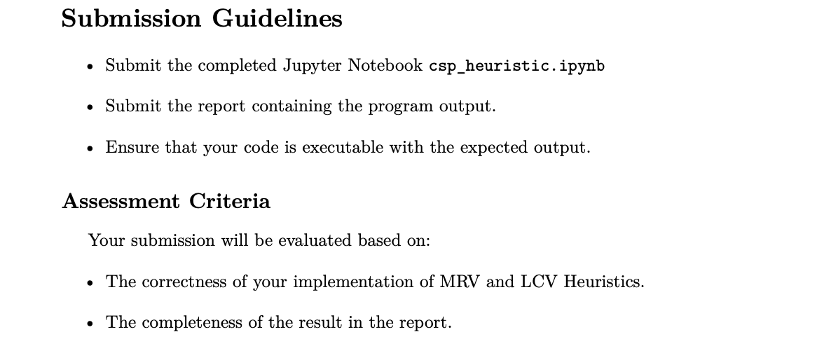 Solved 3 Problem 1: MRV and LCV Implementation: Map Coloring | Chegg.com