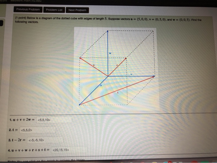 Solved Previous Problem Problem List Next Problem (1 point) | Chegg.com