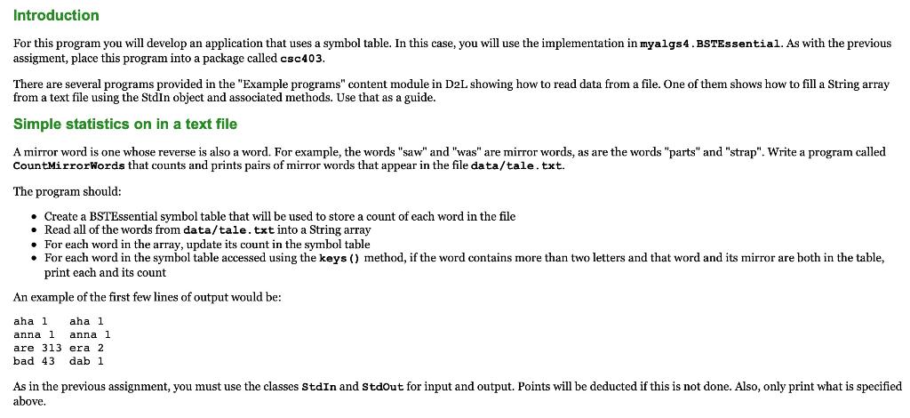 Solved For this program you will develop an application that | Chegg.com