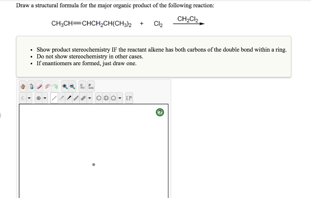 Solved Draw a structural formula for the major organic | Chegg.com