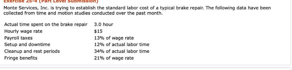 Solved Monte Services, Inc. is trying to establish the | Chegg.com