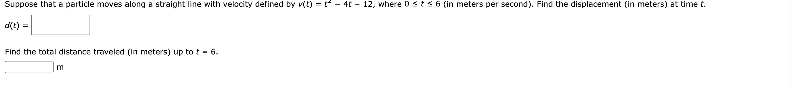 Solved Suppose that a particle moves along a straight line | Chegg.com