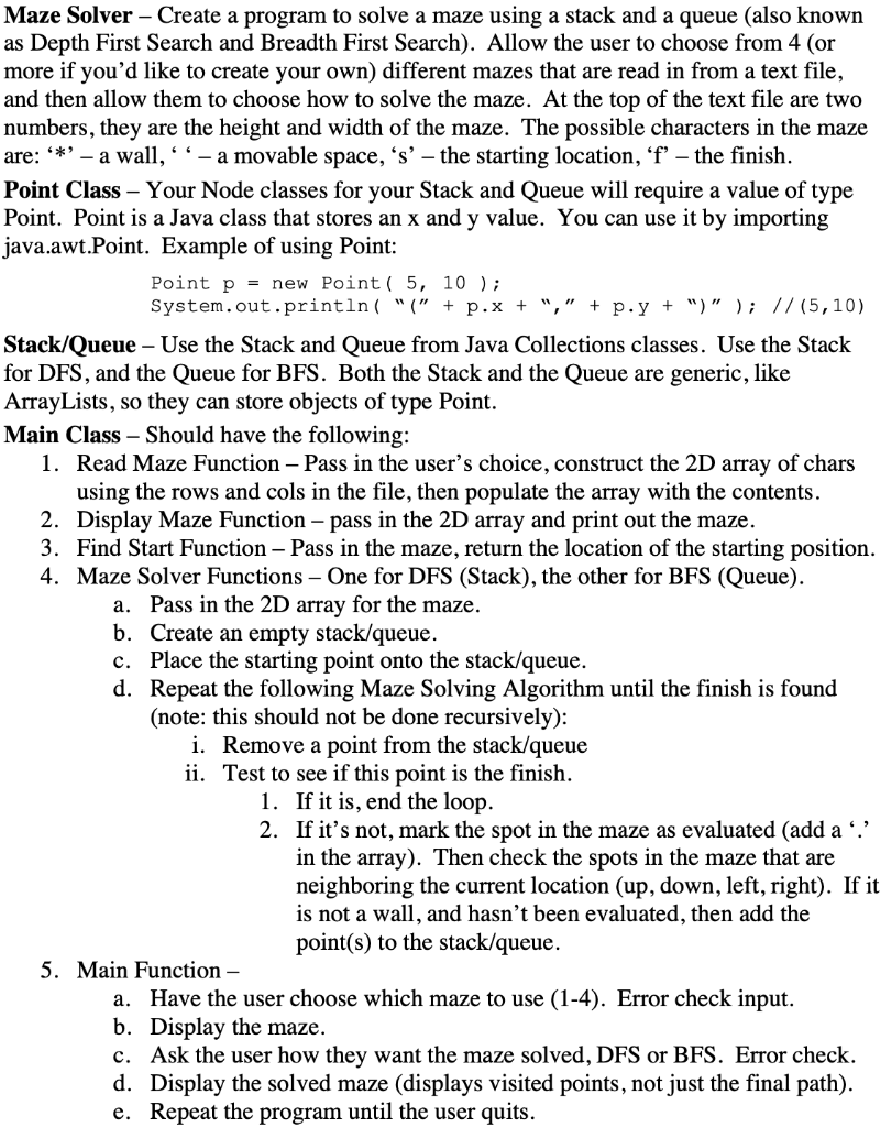 solve-this-maze-in-java-from-a-text-file-using-stacks-chegg