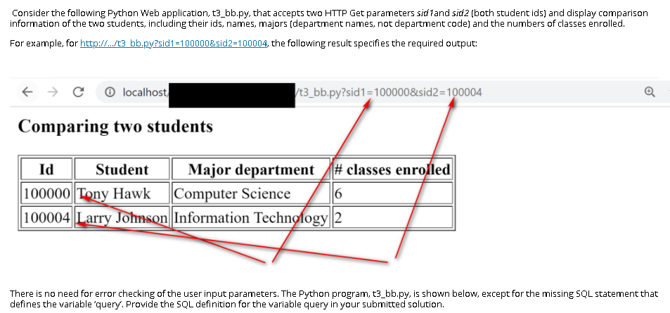 Design Of Database System Course 1. Code: from | Chegg.com