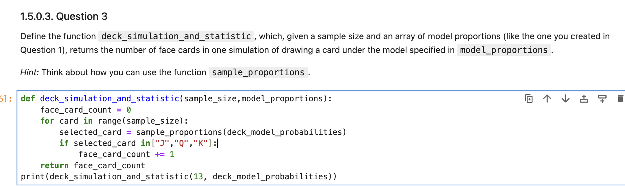 Solved 1.5.0.3. Question 3 Define the function | Chegg.com