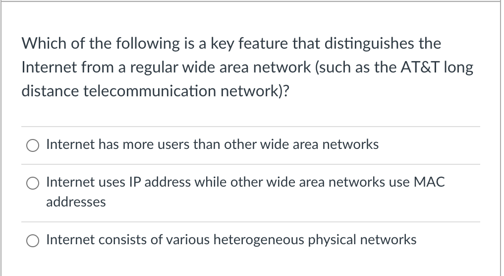 Solved Internetworking is a scheme for providing data | Chegg.com