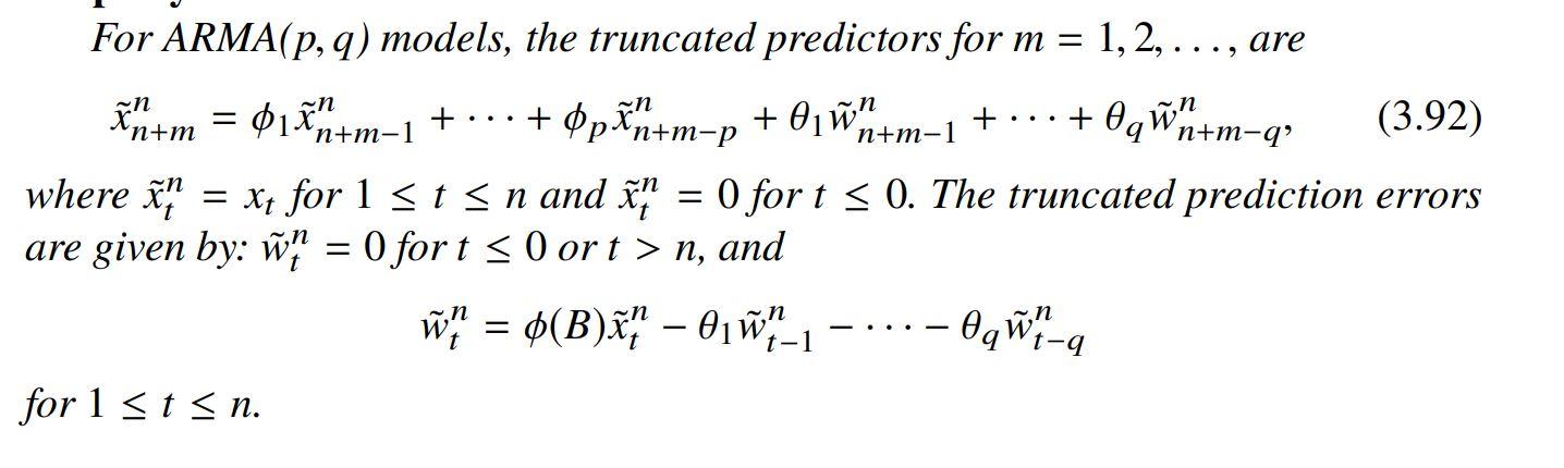 3.16 Consider the ARMA(1,1) model discussed in | Chegg.com