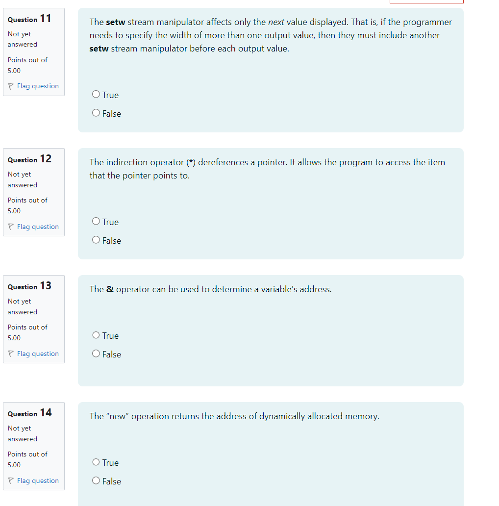 Solved The continue statement can be used to exit one pass | Chegg.com