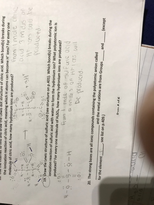 Citric Acid Lewis Structure