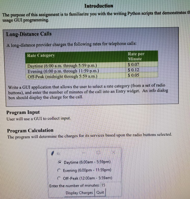 Solved Introduction The purpose of this assignment is to | Chegg.com