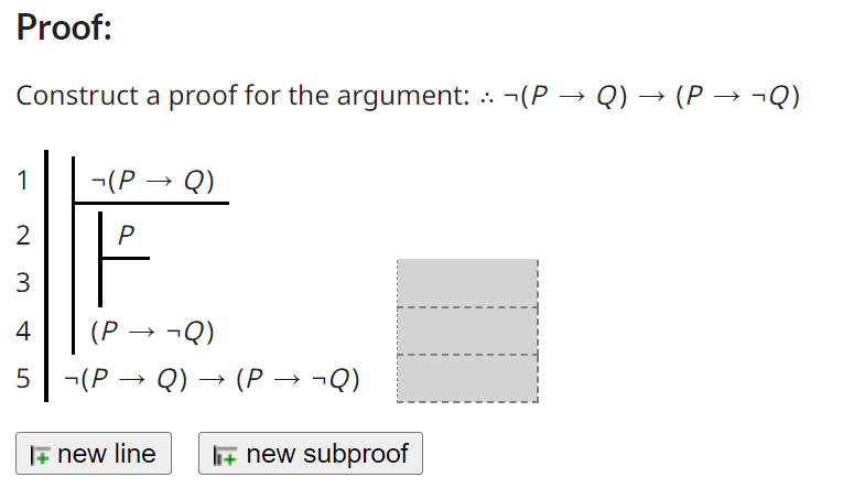 Must solve using proof-checker website Can only use | Chegg.com