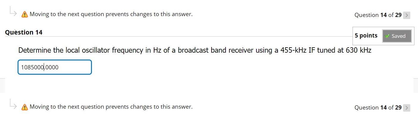 Solved Determine the local oscillator frequency in Hz of a | Chegg.com