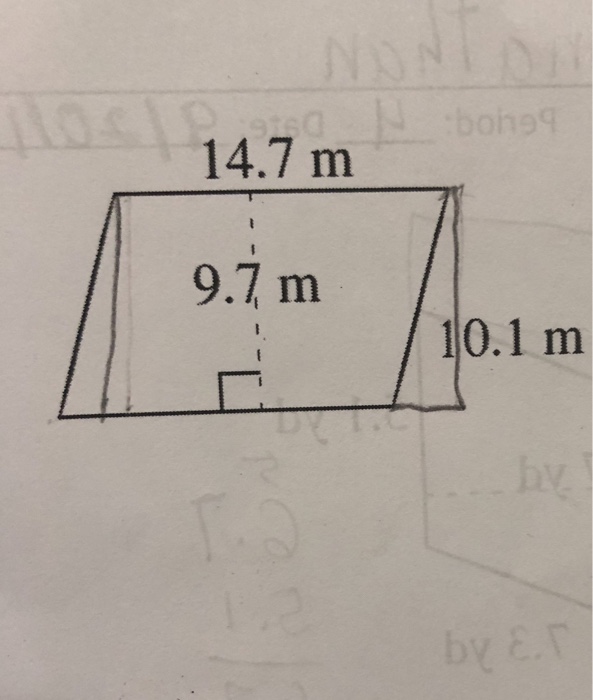 Solved 14.7 m 9.7 m 0.1 m | Chegg.com
