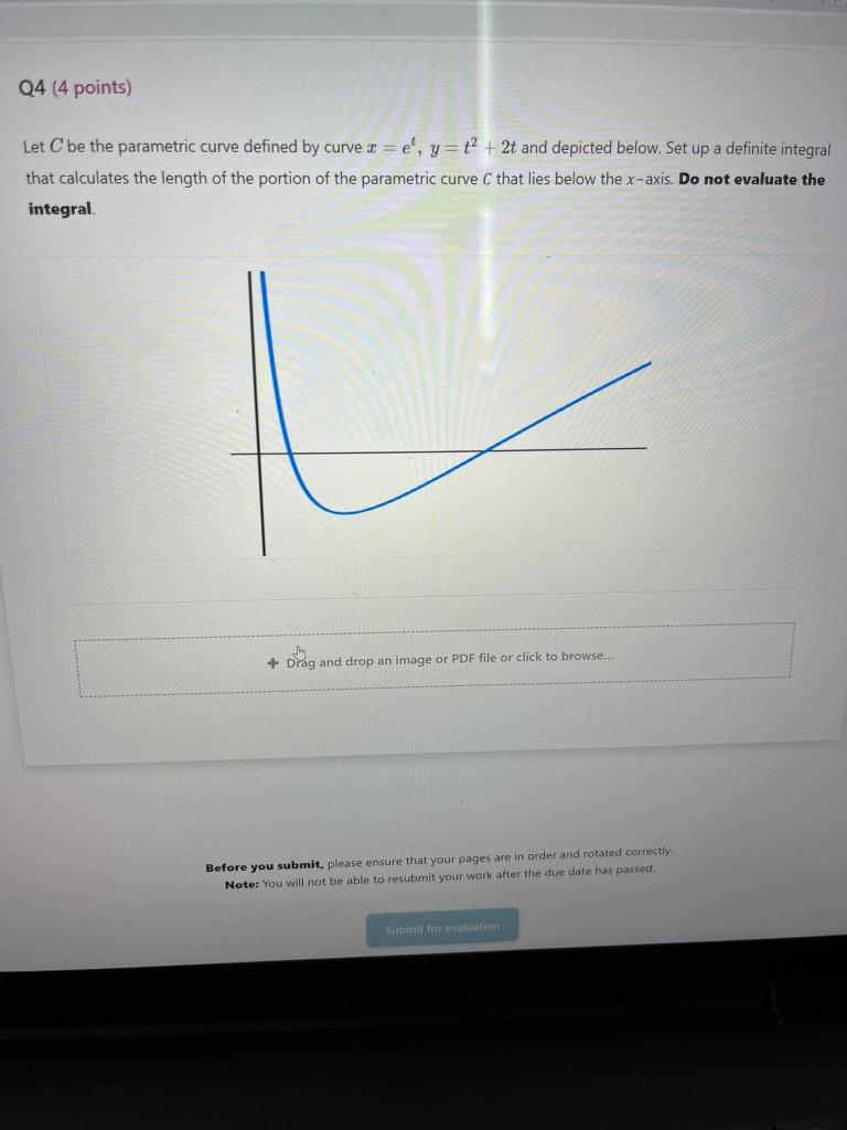 Solved Let C be the parametric curve defined by curve | Chegg.com