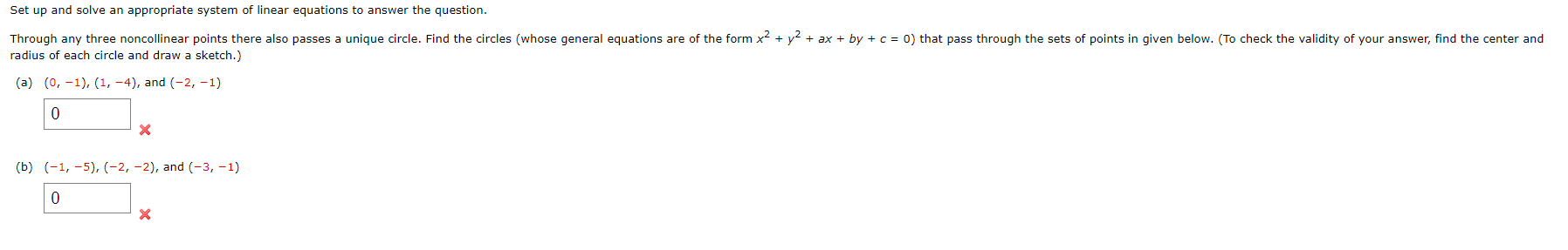 Solved Set up and solve an appropriate system of linear | Chegg.com
