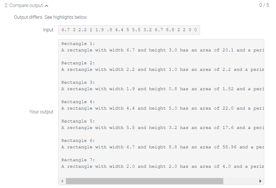 Solved 7.26 Ch. 7 Lab: Array List of Rectangles This | Chegg.com