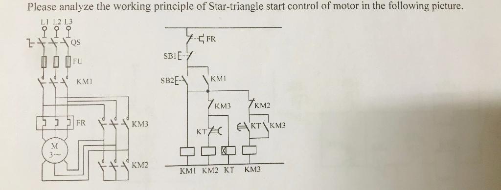 Solved Please analyze the working principle of Star-triangle | Chegg.com