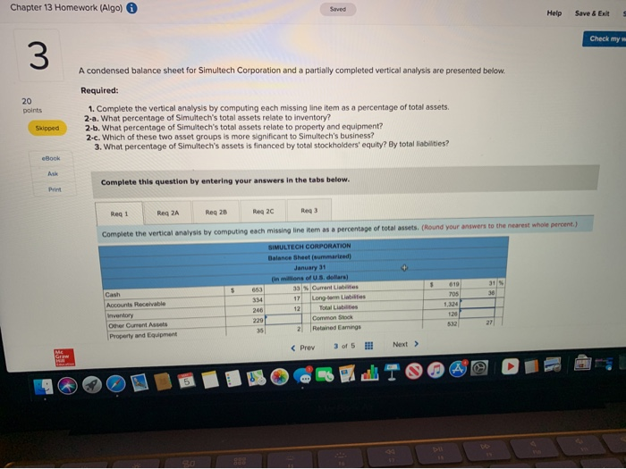 Solved Chapter 13 Homework (Algo) Saved Help Save & Exit | Chegg.com