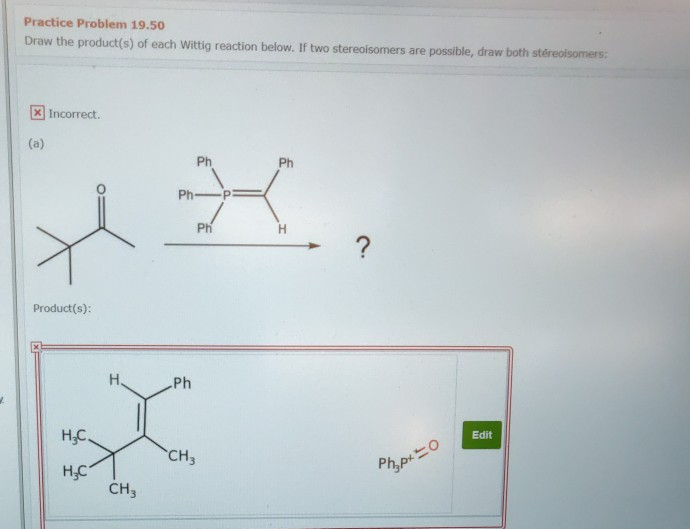 Solved Practice Problem 19.50 Draw the product(s) of each | Chegg.com