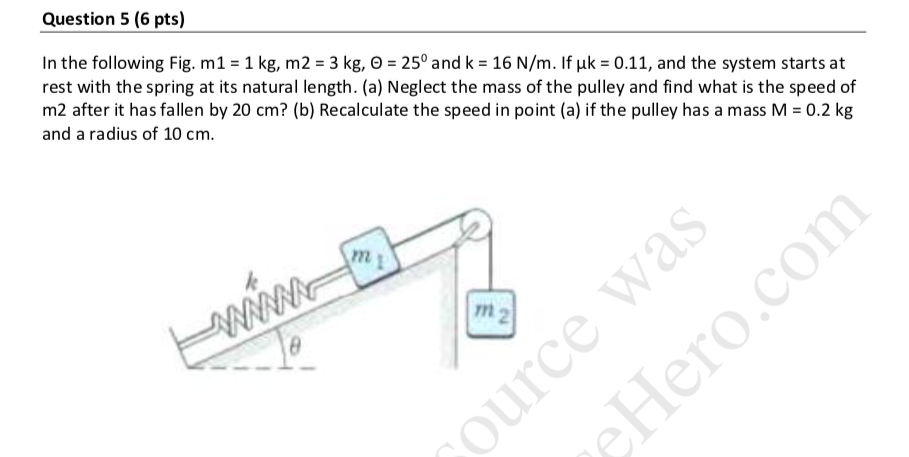 Solved Question 5 (6 ﻿pts)In the following Fig. | Chegg.com