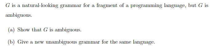 Solved (14 pts) Let G=(V, 2, R, (STMT)) be the following | Chegg.com