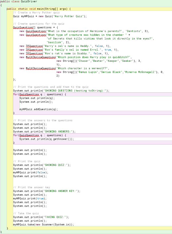 In java, I had to screenshot the given code because | Chegg.com