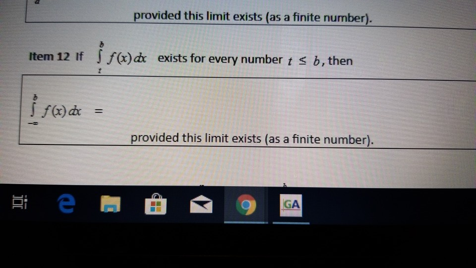 Solved Item 19 To evaluate 2 dx, we define the integral as | Chegg.com