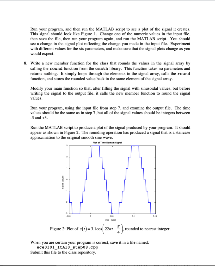 Solved 1. Create a new class named Signal to represent a | Chegg.com