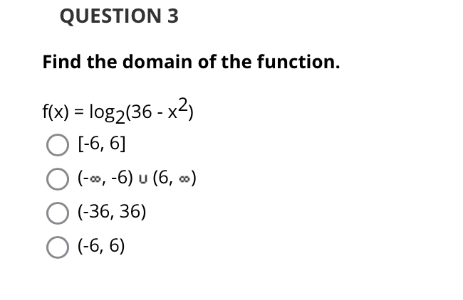 Solved Find The Domain Of The Function [ Begin{aligned}