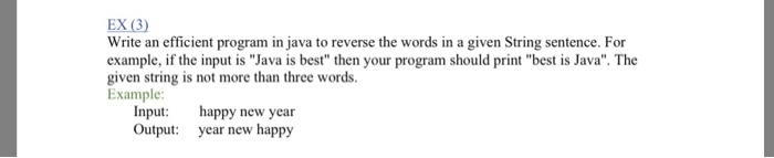 Solved Ex 2 Write An Efficient Java Program To Remove A 