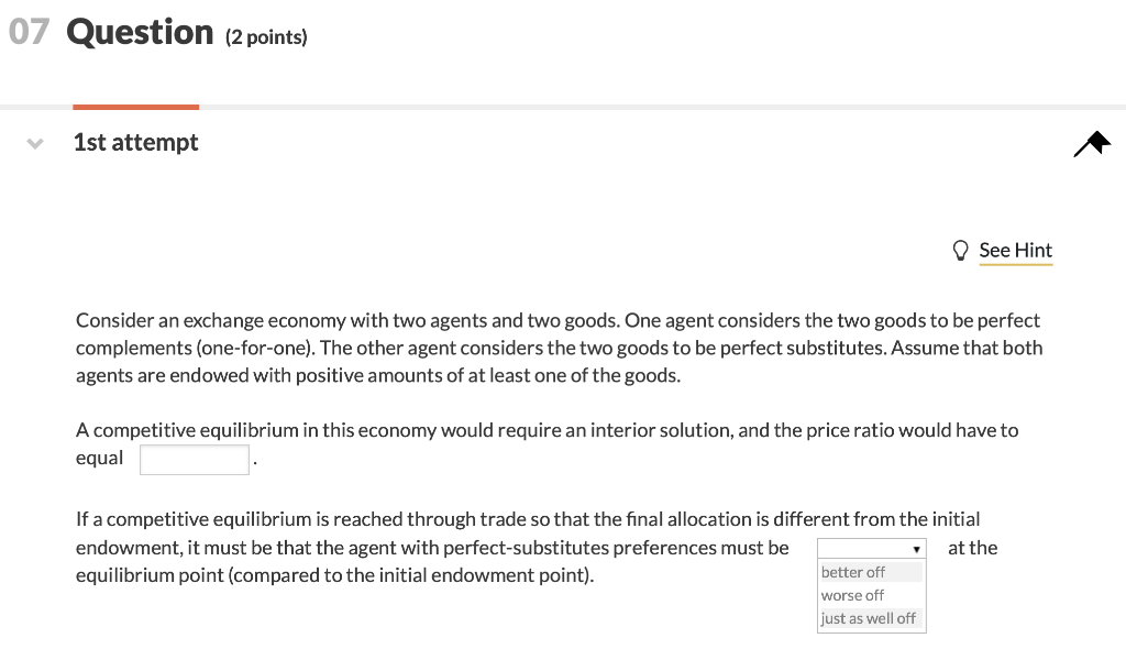Solved 07 Question (2 points) v 1st attempt See Hint | Chegg.com