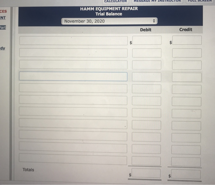 Solved Problem 3-05A a-g (Part Level Submission) On November | Chegg.com