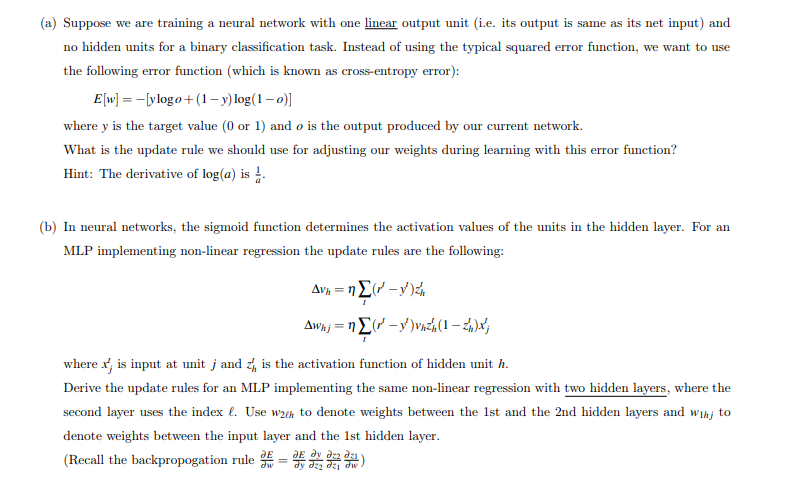 Solved To be solved by hand. Separate answer by the | Chegg.com
