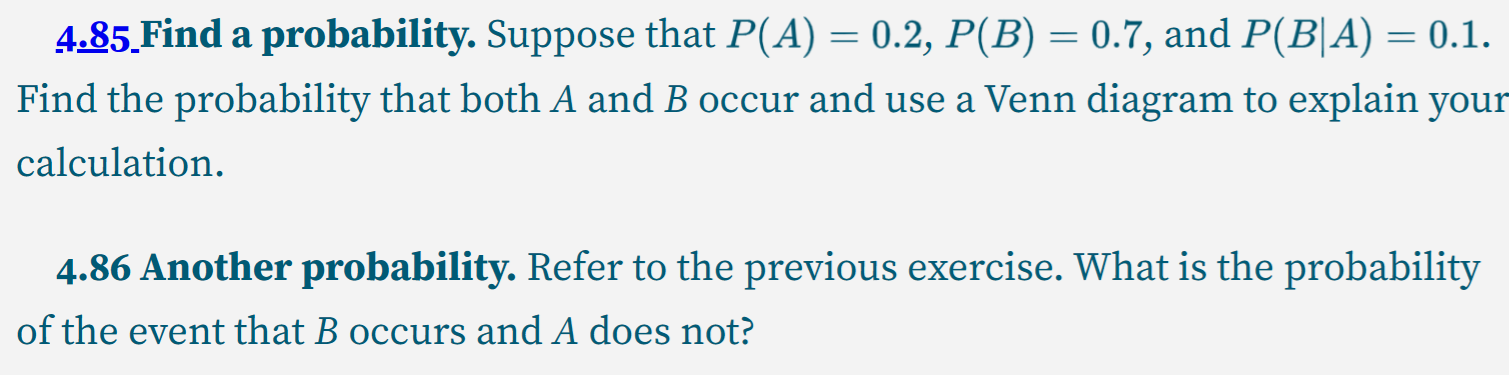 Solved 4.85.Find a probability. Suppose that | Chegg.com