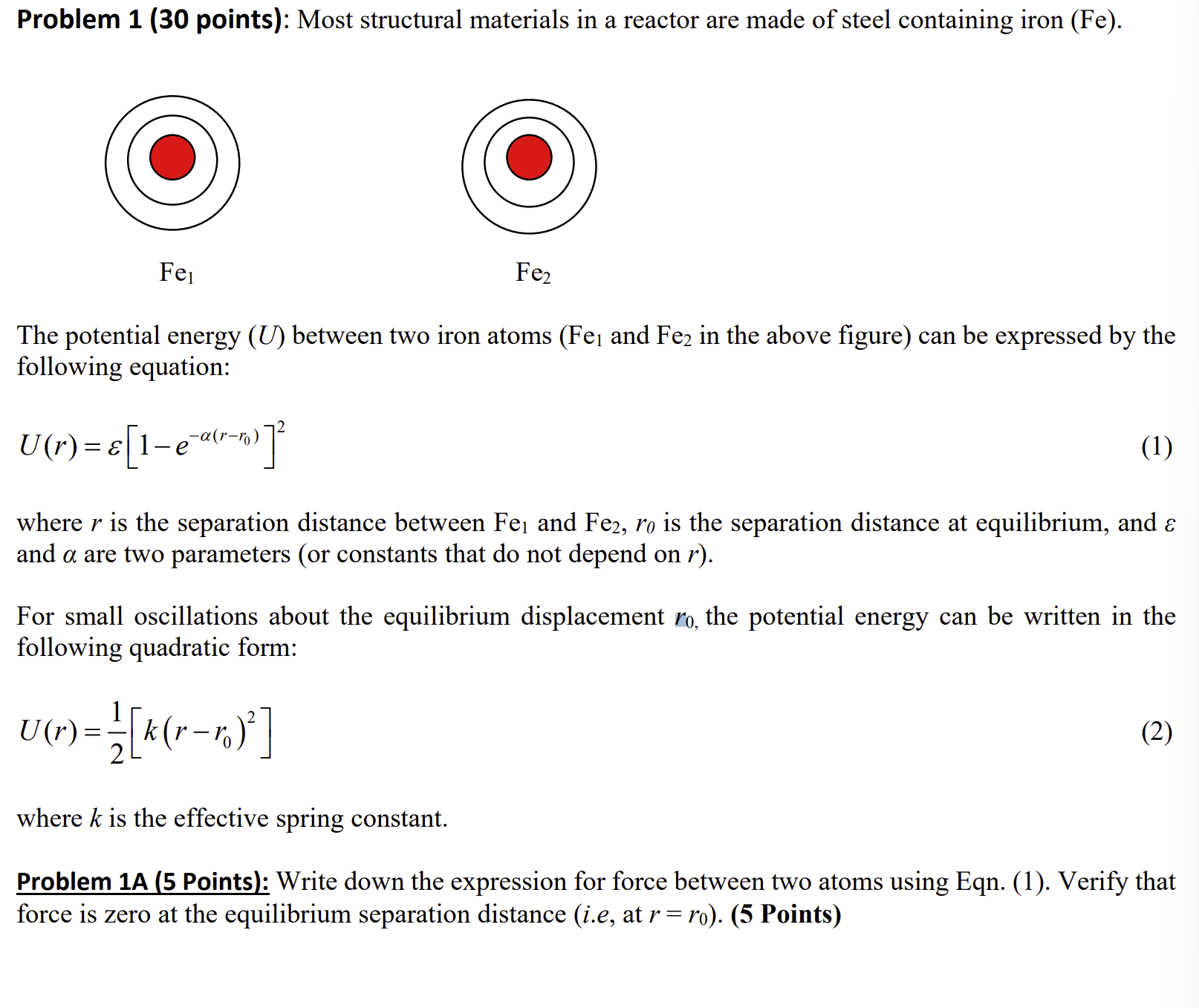 Solved Problem 1 ( 30 points): Most structural materials in | Chegg.com
