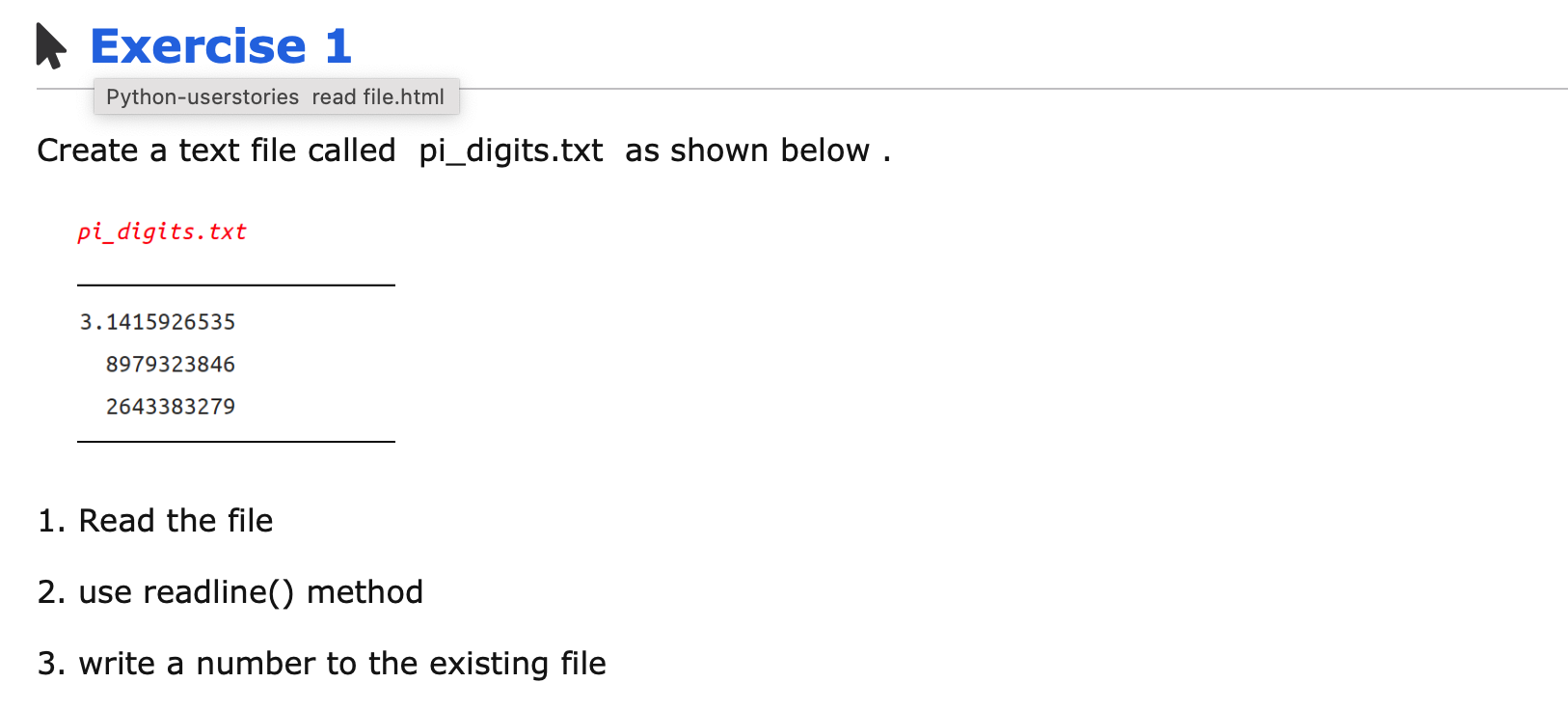 Solved Create A Text File Called Pidigitstxt As Shown 2338