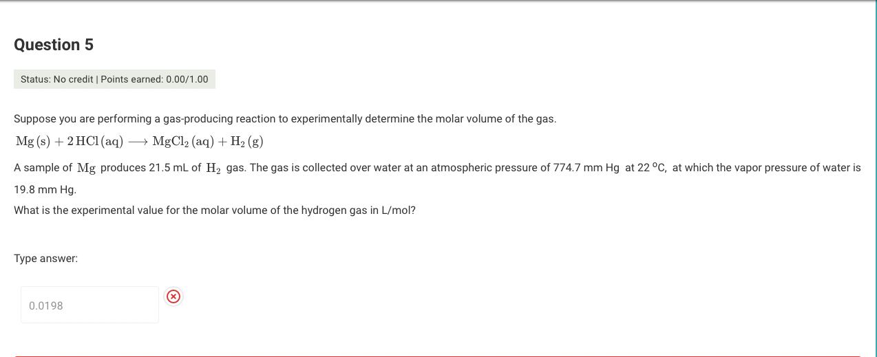 Solved Suppose you are performing a gas-producing reaction | Chegg.com