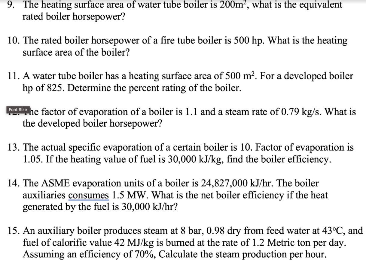 Evaporation Rate Calculator In Steam Boiler